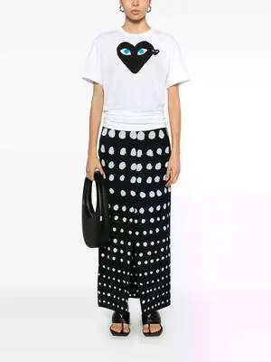 Play Comme Des Garcon Logo T-shirt - White