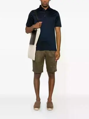 D4.0 Cotton Polo Shirt - Blue