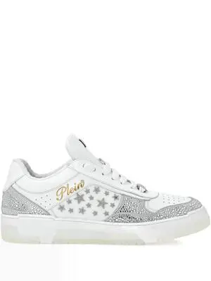 Philipp Plein Stud-embellished Sneakers - White