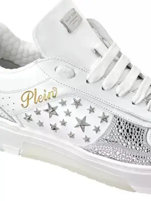 Philipp Plein Stud-embellished Sneakers - White