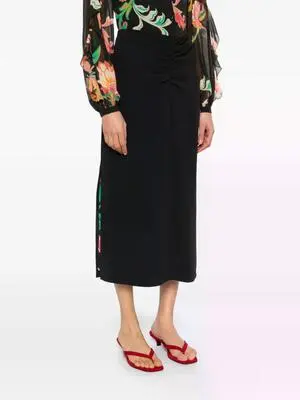 Etro Gathered Midi Skirt