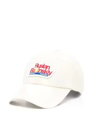 Ruslan Baginskiy Fruit Sticker Cap - Neutrals