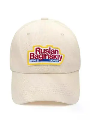 Ruslan Baginskiy Fruit Sticker Cap - Neutrals