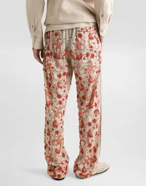 Dolce & Gabbana Lace Pants With Embroidery