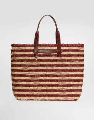 Dolce & Gabbana Raffia Shopper - Multicolor