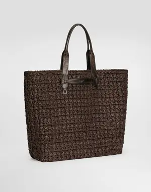Dolce & Gabbana Raffia Crochet Shopper