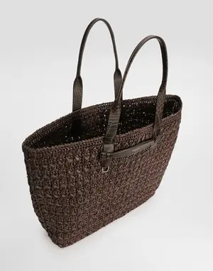 Dolce & Gabbana Raffia Crochet Shopper