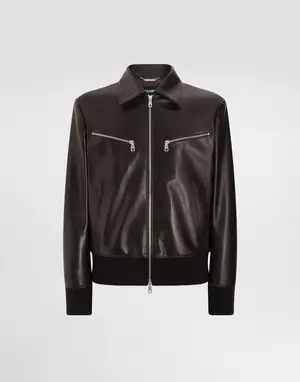 Dolce & Gabbana Lambskin Biker Jacket