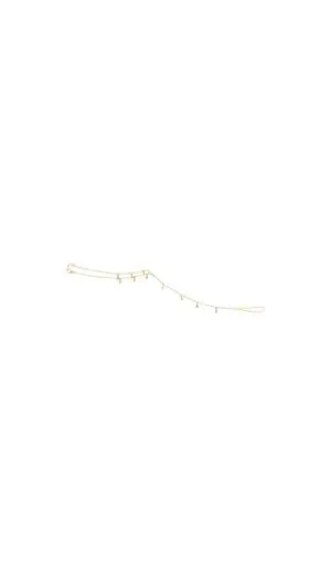 NAIIA Delphine Shaker Anklet - Gold