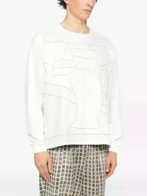 GLASS CYPRESS Embroidered Sweatshirt