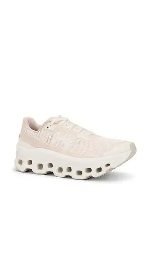 On Cloudmonster Void Sneakers - Dew & Ivory