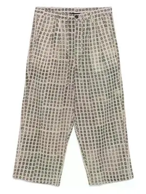 GLASS CYPRESS Patterned Trousers