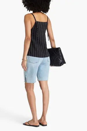 Loulou De Saison Loulou Studio Esos Striped Twill Top