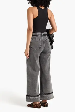 Rag & Bone Essential Ribbed Pima Cotton-blend Jersey Tank - Black