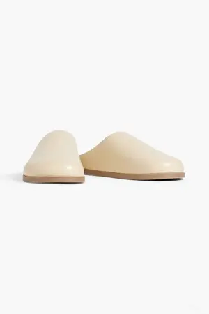 MANSUR GAVRIEL Leather Slippers - Cream
