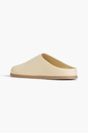 MANSUR GAVRIEL Leather Slippers - Cream