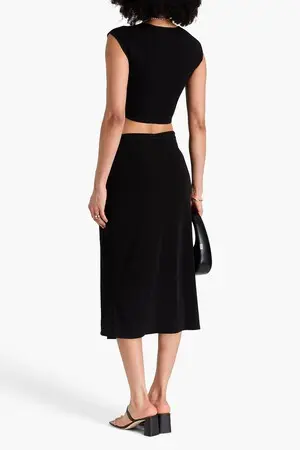 Vince Wrap-effect Midi Skirt