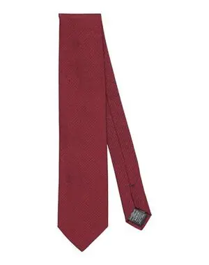 Dunhill DUNHILL Jacquard Mulberry Silk Necktie Red