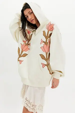 Floral Sweatshirts Hoodies For Women