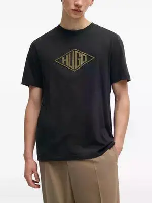 Hugo Embroidered Cotton T-shirt