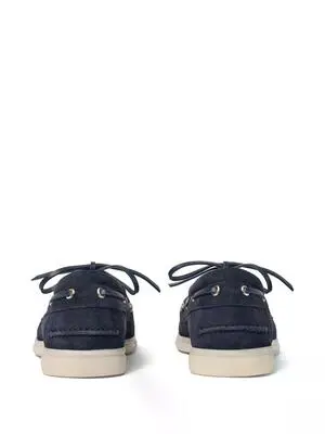 SCAROSSO Lia Boat Shoes - Blue