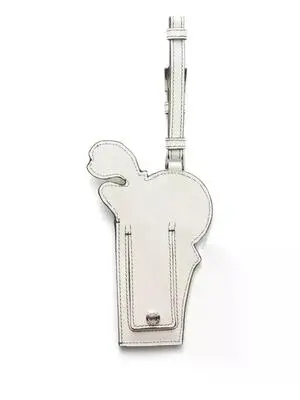 Prada Saffiano Leather Name Tag