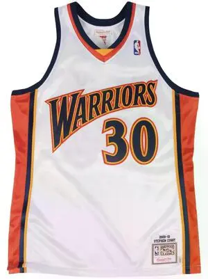 Mitchell & Ness Nba Golden State Warriors 09 Stephen Curry Authentic Jersey - White