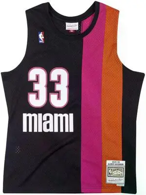 Mitchell & Ness Nba Heat 05 Alonzo Mourning Swingman Jersey - Black