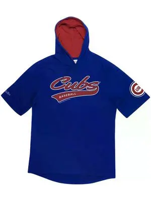 Mitchell & Ness Mlb Chicago Cubs Short-sleeve Hoodie