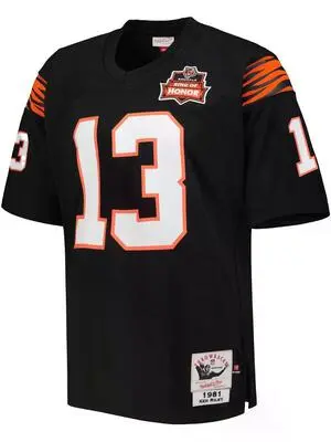 Mitchell & Ness 2001 Ken Riley Authentic Cincinnati Bengals Jersey - Black