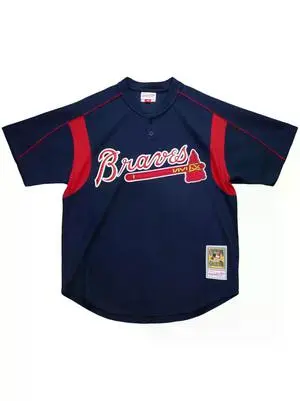 Mitchell & Ness Mlb Atlanta Braves 2003 Greg Maddux Batting Practice Jersey - Blue