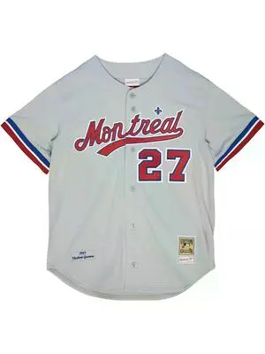 Mitchell & Ness Button Detailed Sport Tops For Men