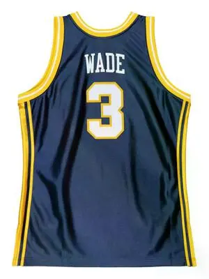 Mitchell & Ness Ncaa Marquette 2002 Dwyane Wade Basketball Jersey - Blue