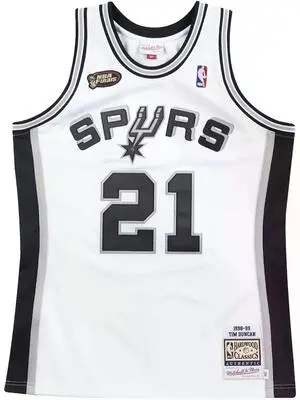 Mitchell & Ness Nba Authentic Spurs 1998 Tim Duncan Jersey - White