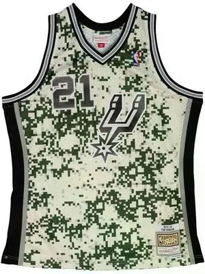 Mitchell & Ness Hardwood Classics Swingman Nba San Antonio Spurs 2013-14 Tim Duncan Jersey - Neutrals