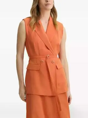 Liu Jo Belted Waistcoat - Orange