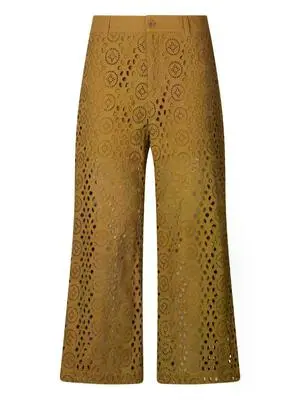 Liu Jo Embroidery Cropped Trousers