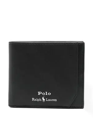 Polo Ralph Lauren Bi-fold Leather Wallet - Black