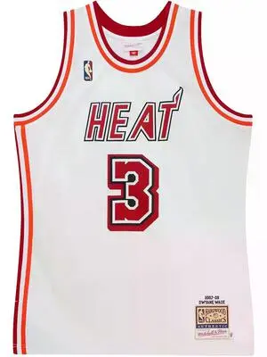 Mitchell & Ness 1996/97 Miami Heat Dwyane Wade Authentic Jersey - White