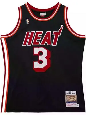 Mitchell & Ness 2013/14 Dwyane Wade Miami Heat Swingman Jersey - Black