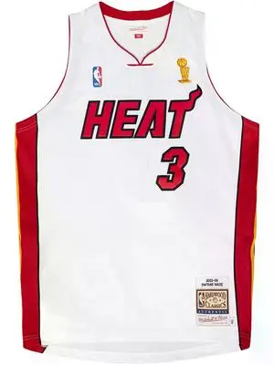 Mitchell & Ness 2005/06 Nba Finals Dwyane Wade Miami Heat Jersey - White