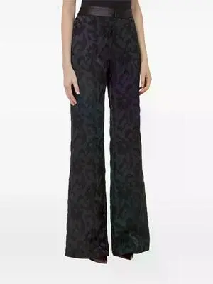 Alexis Jacquard Flared Trousers