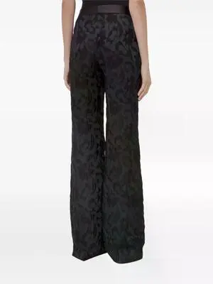 Alexis Jacquard Flared Trousers