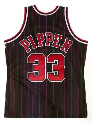 Mitchell & Ness Nba Chicago Bulls 1995 Scottie Pippen Authentic Jersey - Black