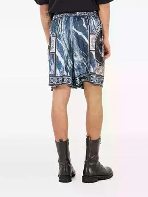 Roberto Cavalli Abstract-print Shorts