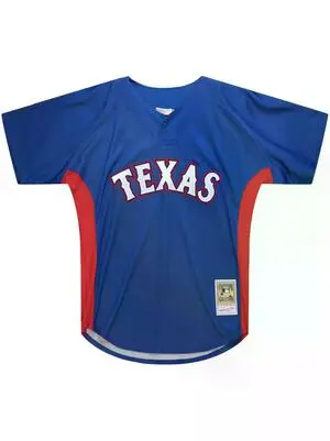 Mitchell & Ness Mlb Texas Rangers 2010 Vladimir Guerrero Batting Practice Jersey T-shirt - Blue
