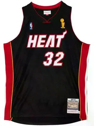 Mitchell & Ness Nba Heat 05-06 Shaquille O'neal Basketball Jersey - Black
