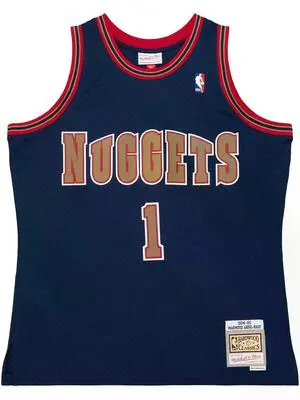Mitchell & Ness Nba Dark Nuggets 1994 Mahmoud Abdul-rauf Jersey - Blue