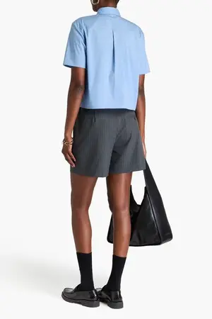 Theory Cotton-blend Poplin Shirt