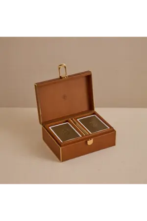 MARK CROSS Bridge Box In Luggage - Natural
